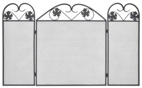 Krbová zástěna se 3 panely železo černá - Default Title