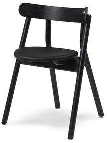 NORTHERN Židle Oaki Dinning Chair s čalouněnín, Black Oak