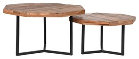 Konferenční stolek Figure - přírodní mangové dřevo