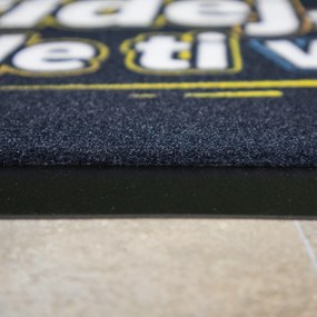 Mercury Flooring, Rohožka Přidej, ujede ti výtah 40x60 cm - na ven i na doma, 40x60, černá