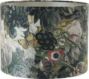 Květované stínidlo na lampu Butterfly ocher - Ø 40*30cm/ E27
