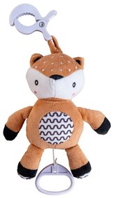 Natahovací hrací strojek babyted Srneček plyš 30 cm závěs na postýlku / kočárek