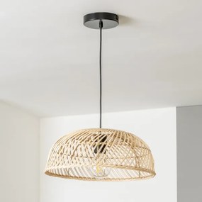 Brilagi - LED Lustr na lanku CERIA BOHO 1xE27/40W/230V pr. 40 cm ratan