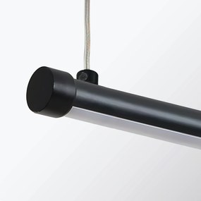 Toolight Toolight, LED závěsné osvětlení 150cm, 18W, 3000K, LHJ032-CP, černá matná, OSW-50015