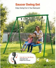 Houpačka na zahradu, Nosnost 199,6 kg VEVOR – AXQQTZ1RWCGLL6D84001V0