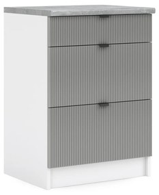 Kuchyňská skříňka LAM spodní 60 cm - SZ60 3SZ - Dvířka NELA
