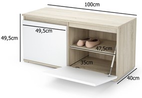 Eka Předsíňová stěna s čalouněnými panely Trinity 17 - Grafit / Šedá 2314