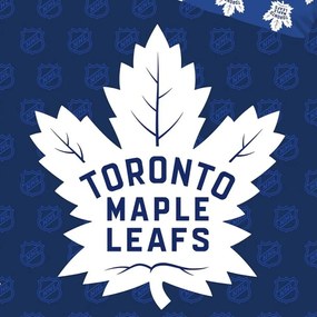 Hokejové ložní povlečení NHL Toronto Maple Leafs Shields - 100% bavlna renforcé - 70 x 90 cm + 140 x 200 cm