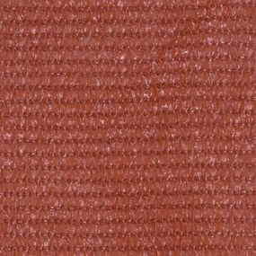 Balkonová zástěna terakota 75 x 500 cm HDPE 310946
