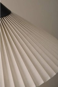 Černá/krémová látková stojací lampa s ohybatelnou konstrukcí (výška 155 cm) Kate – Ellos Home