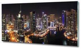 Wallmuralia Fotoobraz na skle Marina Dubaj 100x50
