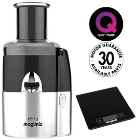 Magimix | ELM18093 Multifunkčný odšťavovač Juice Expert 5 | matný chróm a čierna