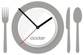 Clocker Nalepovací hodiny Cutlery