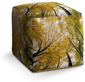 Sablio Taburet Cube Koruny stromů: 40x40x40 cm