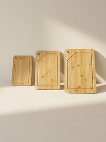 Sinsay - Bambusová prkénka na krájení 3 pack - béžová