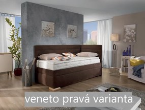 Postel  VENETO BOXSPRING, s čely