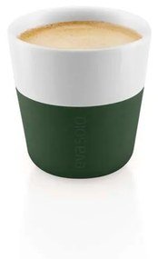 Zeleno-bílé porcelánové šálky na espresso v sadě 2 ks 80 ml – Eva Solo