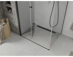 Mexen Lima sprchový kout 70x80 cm, průhledná, černá, 856-070-080-70-00
