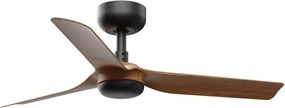 FARO 33823 MINI PUNT S stropní ventilátor, černá/tmavé dřevo s DC motorem - FARO