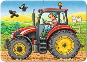 Ravensburger Moje první puzzle: Stavební práce / 2  4  6  8 dílků / od