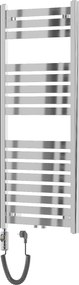 Mexen Uran, elektrické topné těleso 1200 x 500 mm, 600 W, chromová, W105-1200-500-2600-01