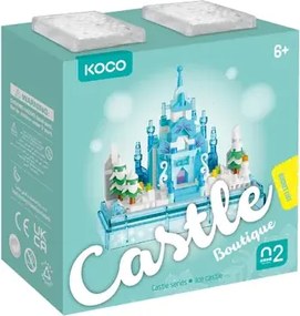 KOCO Stavebnice mini Zimní hrad / Počet dílků: 381 / od 6 let