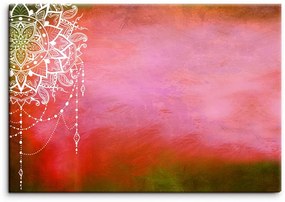 Obraz mandala snů Red Velikost (šířka x výška): 90x60 cm
