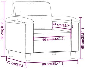 Petromila Křeslo vínové 60 cm umělá kůže