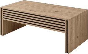 XXXLutz KONFERENČNÍ STOLEK, černá, dub artisan, kompozitní dřevo, 60/110/42 cm MID.YOU - Konferenční stolky - 000572044901