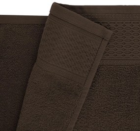 Ručník Solano 70x140 hnědý tmavý froté 100% bavlna Darymex