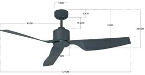 Lucci Air 210527 - Stropní ventilátor AIRFUSION CLIMATE II černá + DO