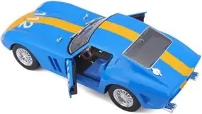 Bburago RACING Ferrari 250 GTO modrá / 1:24 / od 14 let