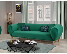 Hanah Home Třímístná pohovka MEBLON zelená 867UNQ1554