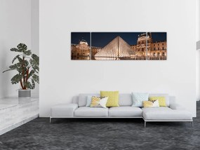 Obraz - Louvre v noci (170x50 cm)