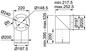 Franke Smart Deco FSMD 508 YL, odsavač par komínový, žlutá 335.0530.202