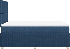 Box spring postel s matrací černá 120x190 cm textil 3291994