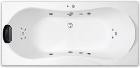 Arttec KRONA SURF CHROMO 180 x 80 cm PAN04392 hydromasážní vana