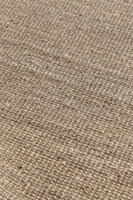 Hanse Home, Kusový koberec Bouclé Jute 105975 Grey Brown, 60x90, hnědá, chodba / předsíň