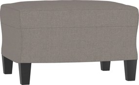 3místná pohovka s podnožkou taupe 180 cm textil 3201158