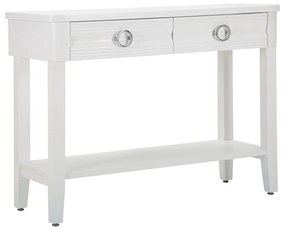 Bílý konzolový stolek z jedlového dřeva 40x110 cm Shine – Mauro Ferretti
