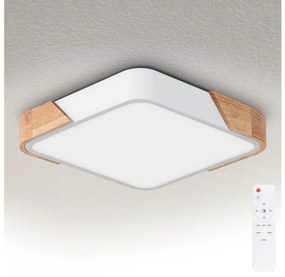 Brilagi - LED Stmívat. svítidlo PILANA LED/48W/230V dub/bílá 42x42 cm + DO
