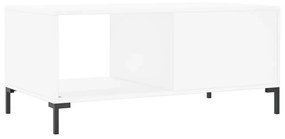 Konferenční stolek bílý 90 x 50 x 40 cm kompozitní dřevo - Default Title