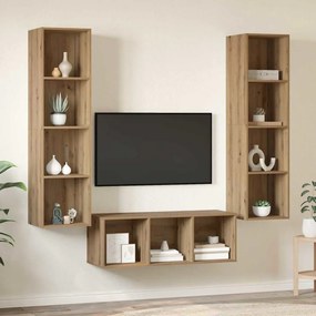 Sestava TV skříněk 3 ks Artisanový dub Kompozitní dřevo 3393341