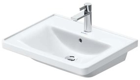 Duravit D-Neo - Umyvadlo 60x48 cm, s přepadem, otvor pro baterii, bílá 2367600000