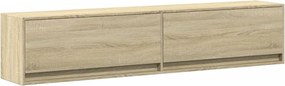 Nástěnná TV skříňka s LED dub sonoma 180 x 31 x 38 cm 3307949