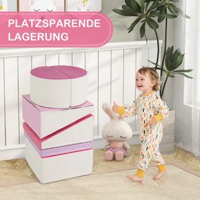 Costway 6 ks. Kinder Schamstoff Bausteine mit Kletterfelsen zum Klettern