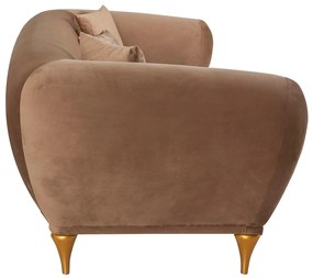 Hanah Home Třímístná pohovka MEBLON hnědá 867UNQ1550