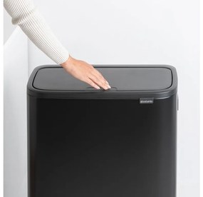 Brabantia BO TOUCH BIN HI Dotykový odpadkový koš 2x30 l - matná černá