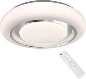 Stropní LED svítidlo Megan, 1x LED 48w, 3000-6000k, w/ch, s ovladačem