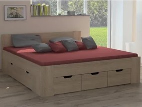 Postel Astral 180x200 cm, dub sonoma